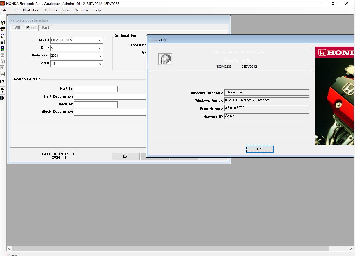 HONDA EPC Spare Parts List GENERAL 01.2024 How To Install Guide Instruction
