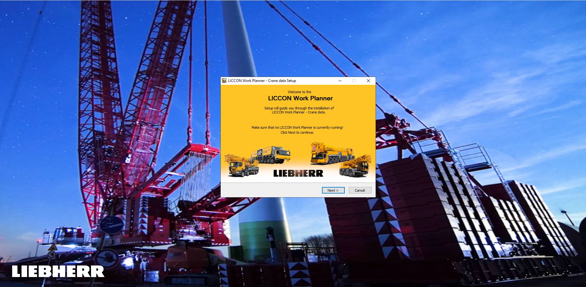 Liebherr Crane LICCON Universal Work Planner V6.23 LG 1800 10 800 Ton ...