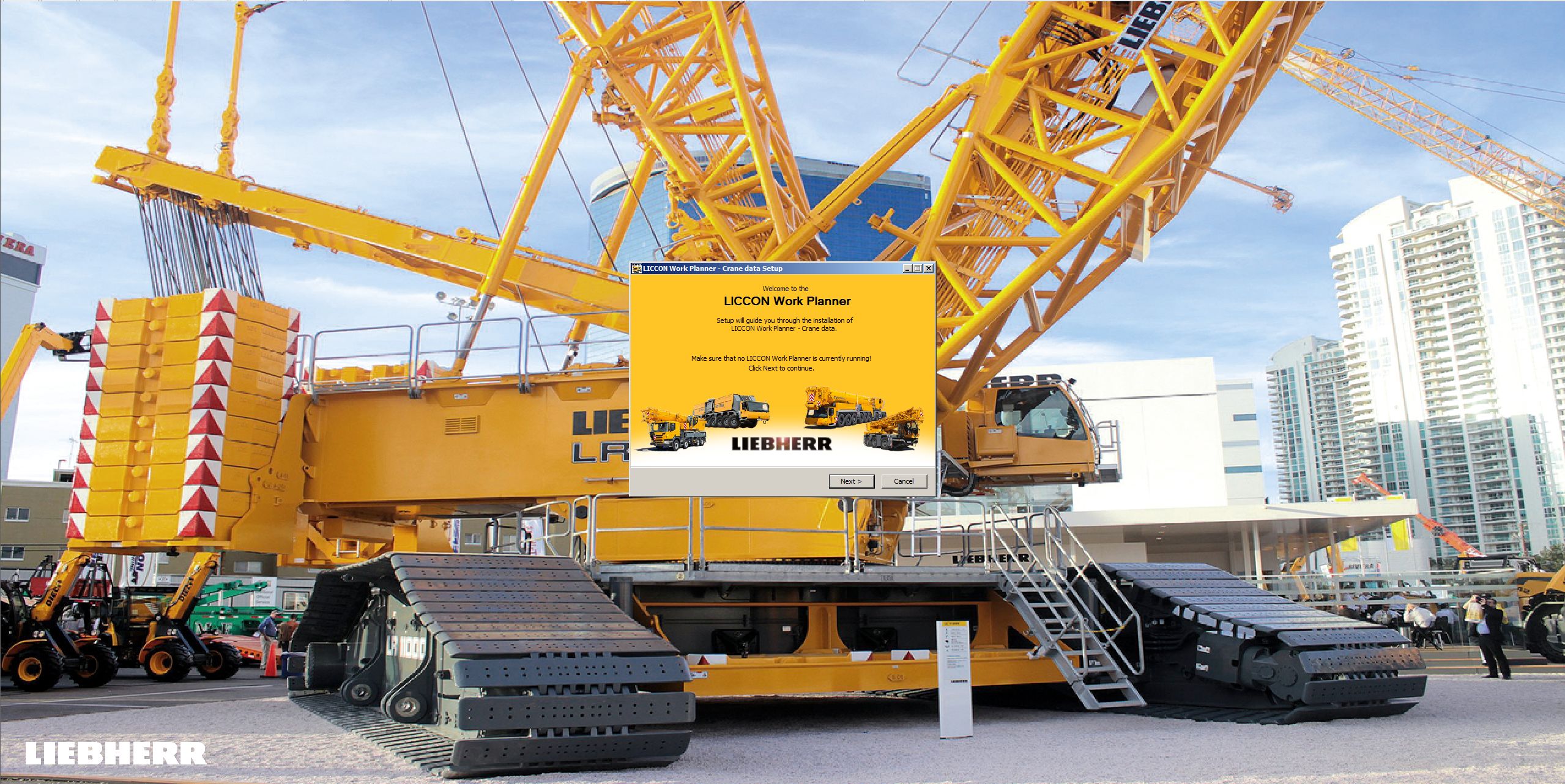 Liebherr Crane LICCON Universal Work Planner V6.23 LR 11000 1000 Ton ...
