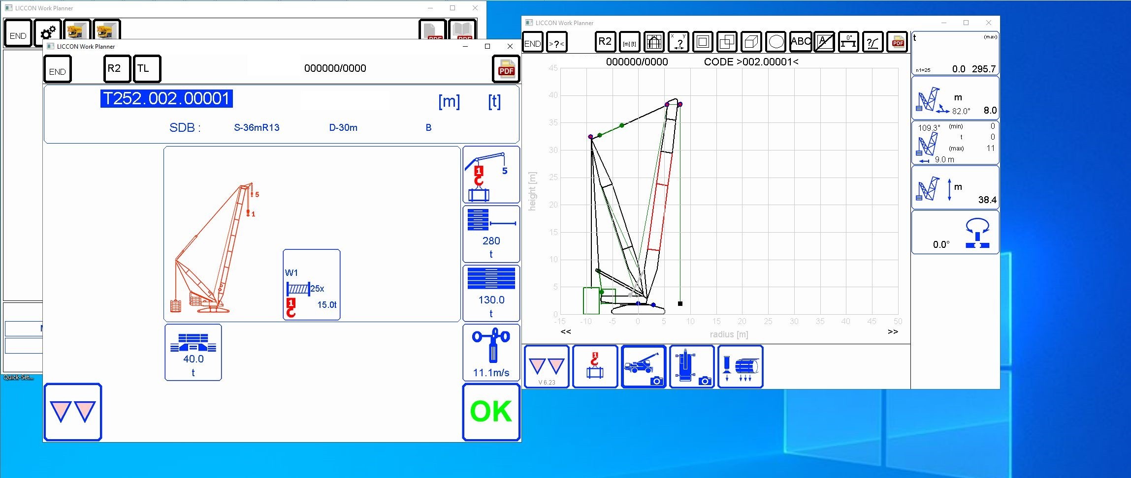 Liebherr Crane LICCON Universal Work Planner V6.23 LG 1800 10 800 Ton ...