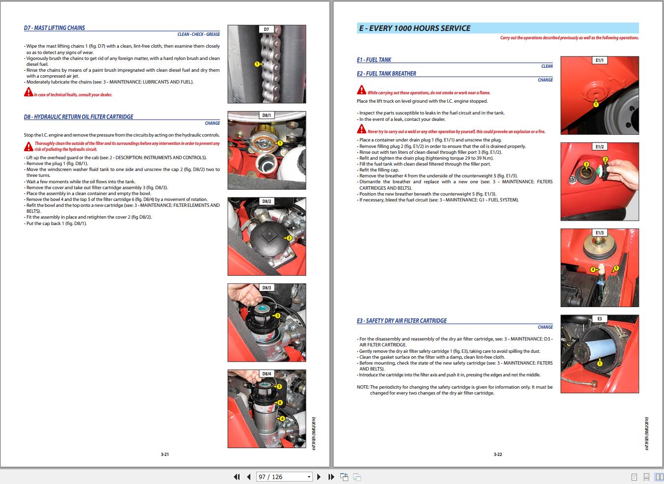 Manitou MSI20T To MH25-4T BUGGIE Series3-E3 Operator Manual 647393 EN