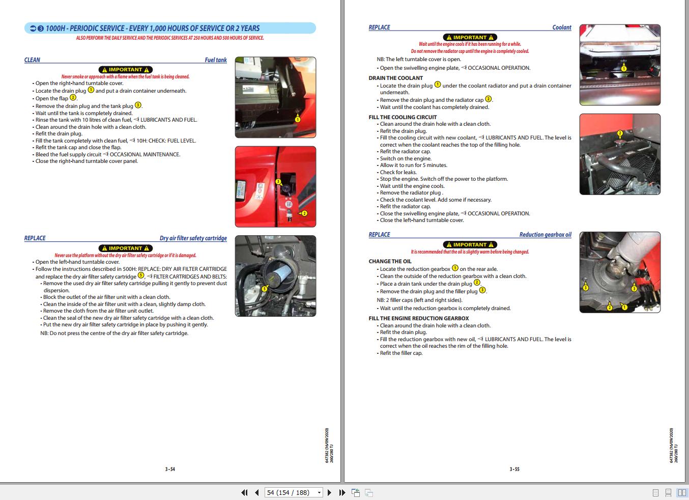 Manitou Platform 260TJ 280TJ Operator's Manual