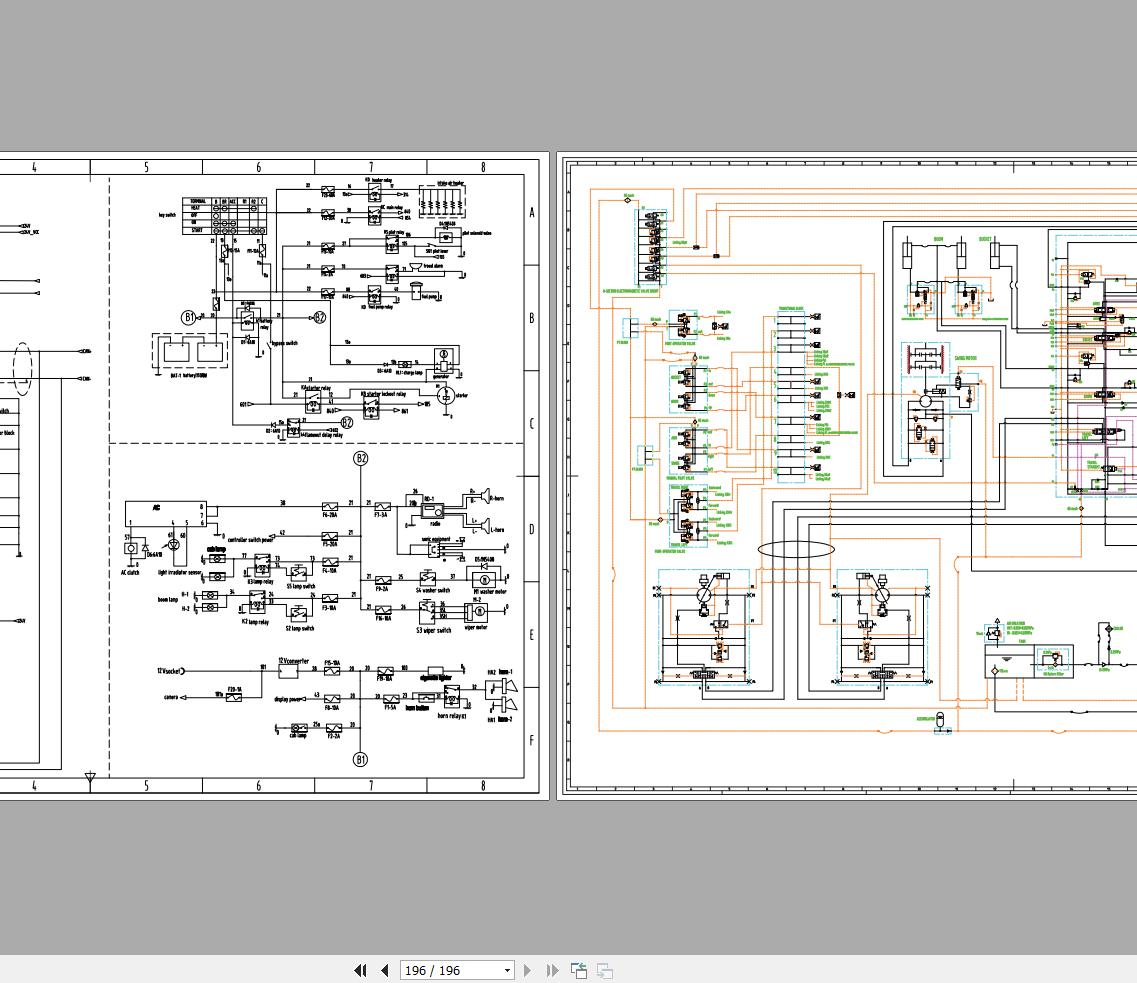 Sany Excavator SY335 Maintenance Manual and Schematic 534654