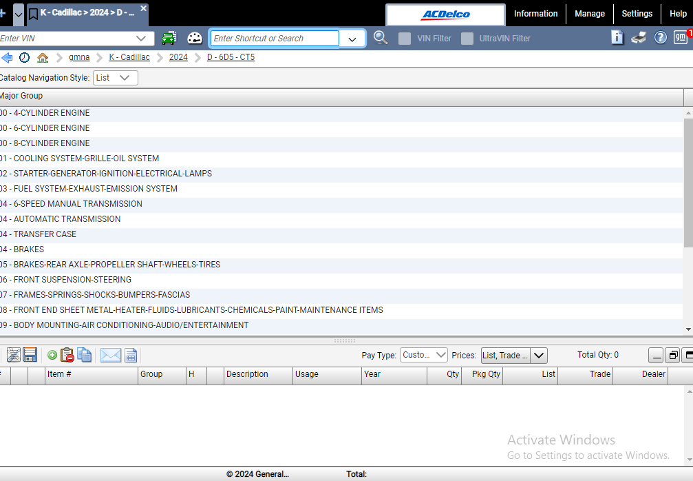 VMWARE General Motors GMNA EPC 08.2024 Spare Parts List How To Install ...