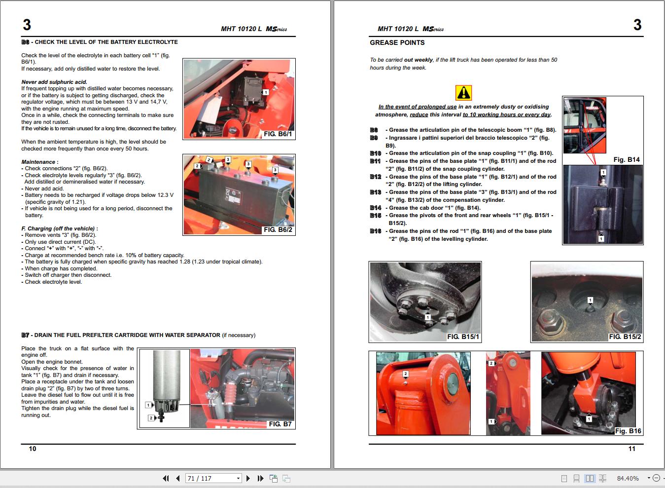 Manitou Platform MHT10120L Series E3 Turbo Operator's Manual 648413