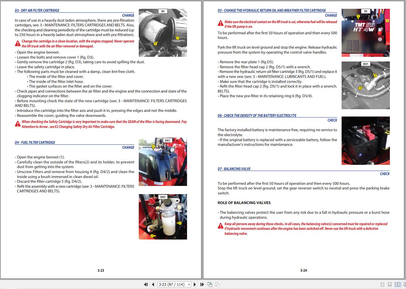 Manitou TMT55HTT4S2 4WAY TMT55XTT4S2 4WAY Operator's Manual 647876