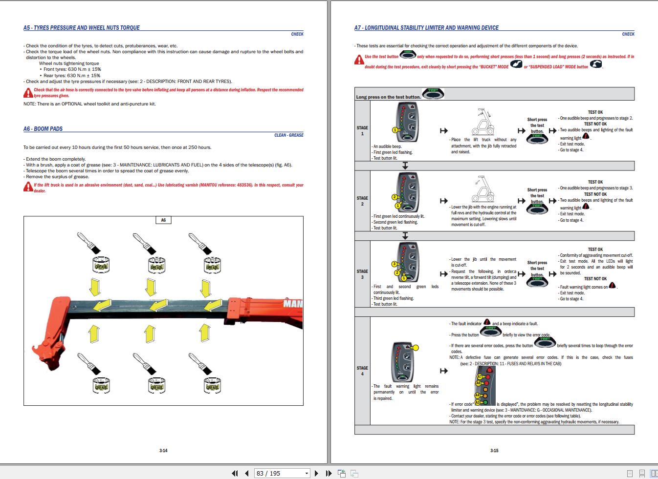 Manitou Telescopic Handlers MHT10120 L T-E3 Operator's Manual 648581 EN