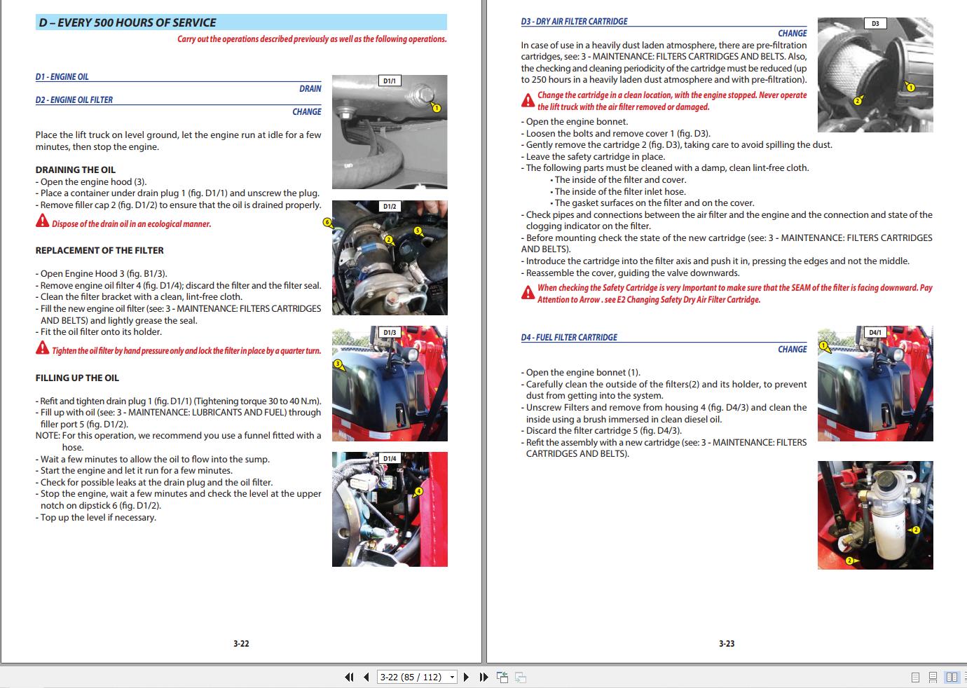 Manitou Telescopic Handlers TMT55HTT4S2 TMT55XTT4S2 Operator Manual ...