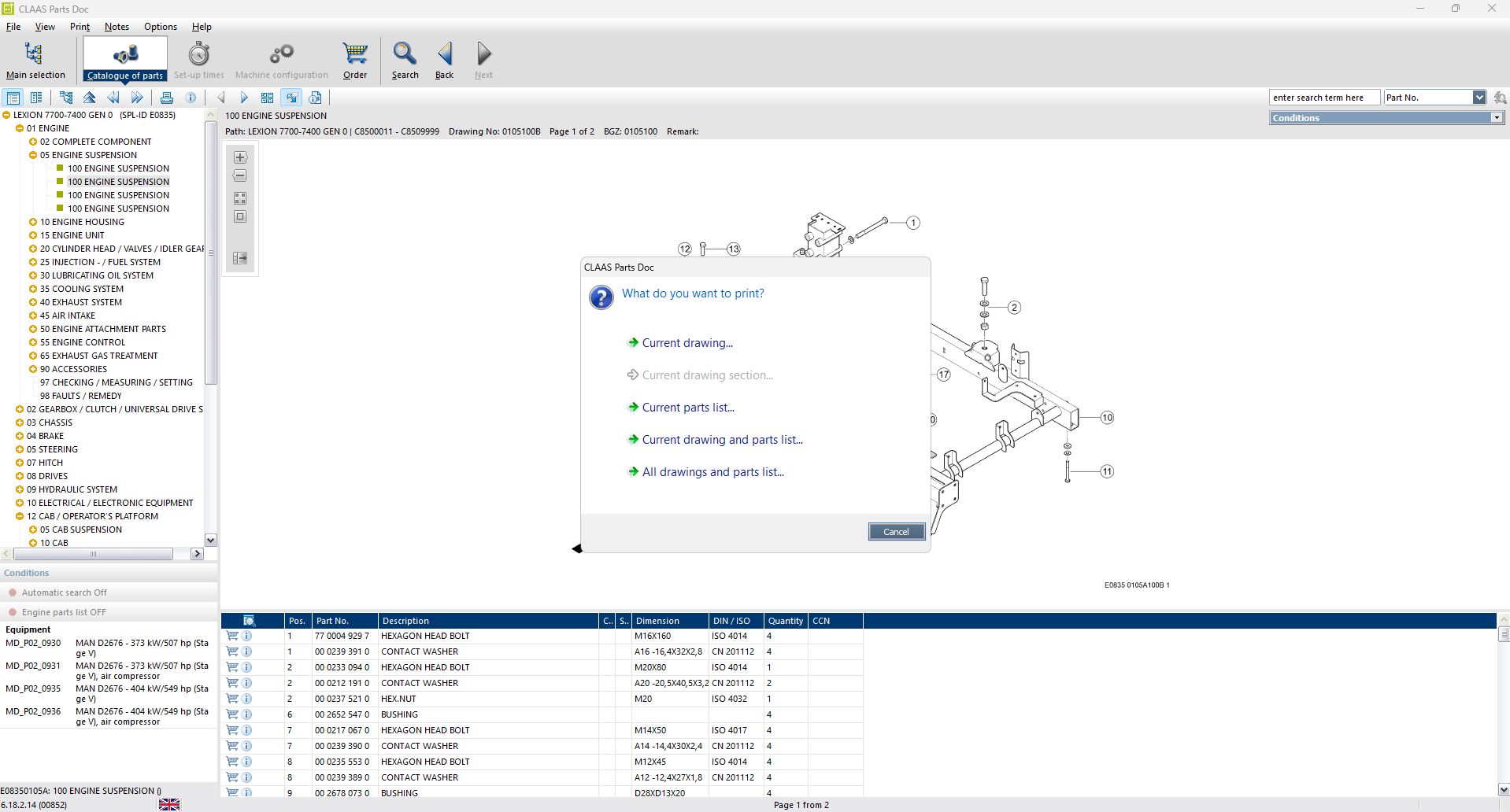 Claas EPC Spare Parts List Parts Doc 2.2 10.2024 852 How To Install ...