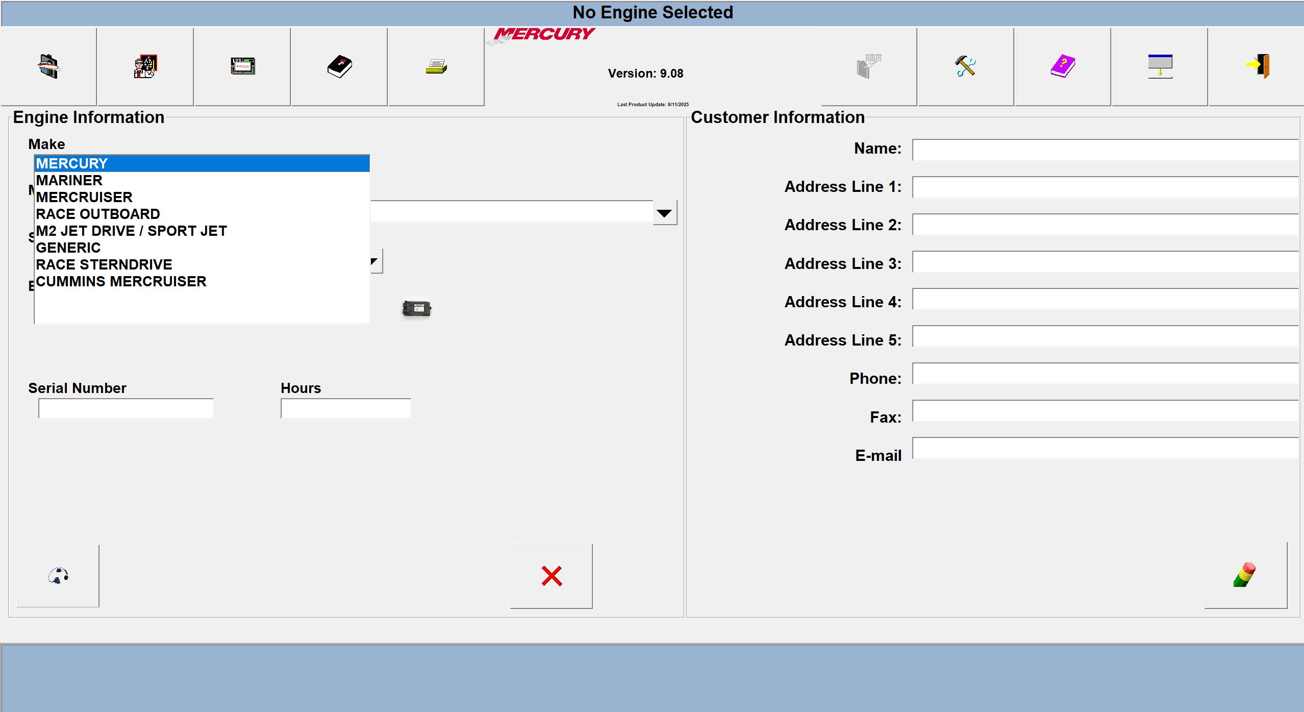 Mercury Version 9.05 06.2024 Diagnostic Program Service Information How ...