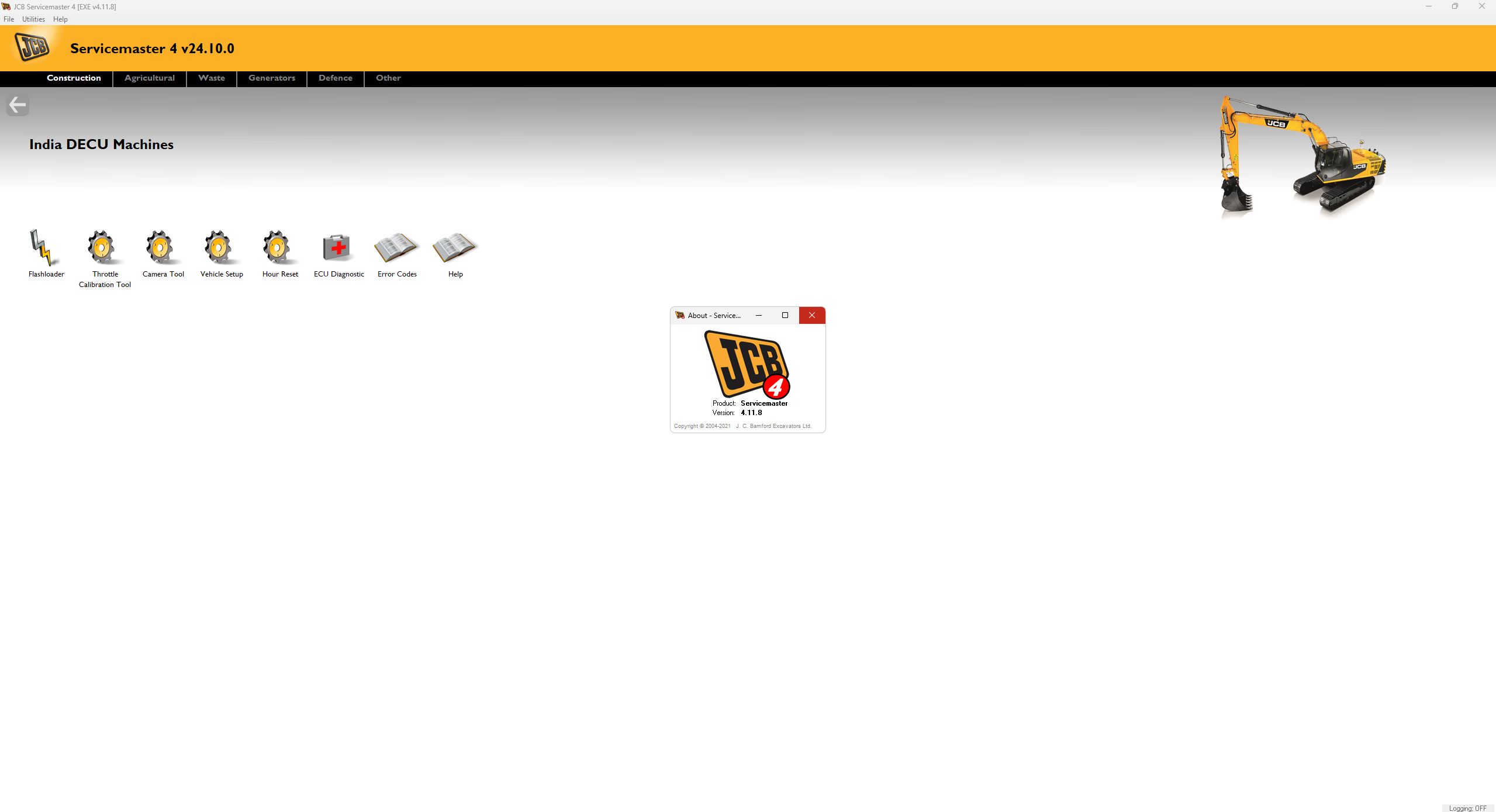 JCB Diagnostic Tool ServiceMaster4 10.2024 V24.10.0 How To Install Guide Instruction