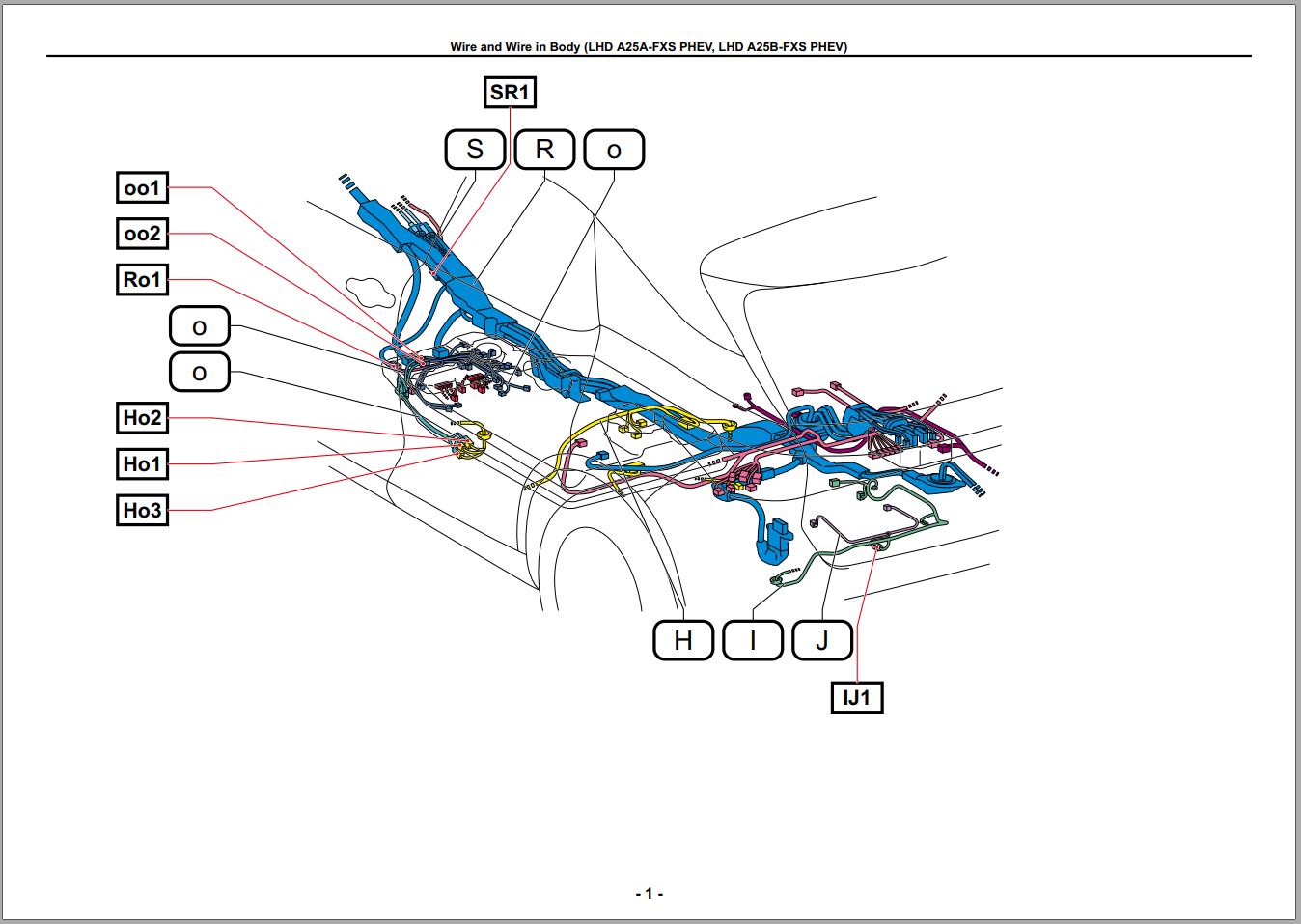 LEXUS RX350 RX350h RX450h RX500h 2023 Electrical Wiring Diagrams