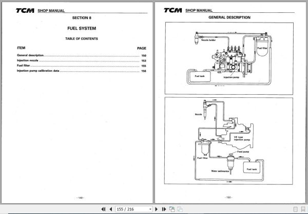 TCM Isuzu Engine C240PKJ Series Parts Catalog PE-C240PKJ-1C