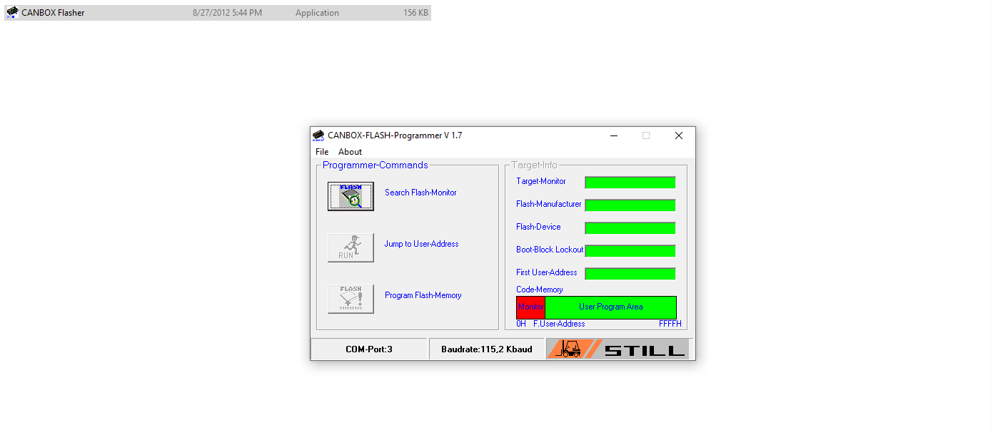 CANBOX Flasher Programmer V1.7 Program