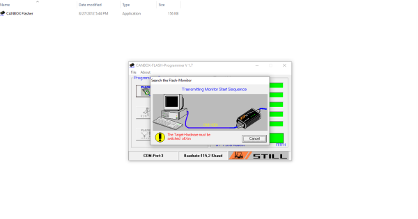 CANBOX Flasher Programmer V1.7 Program