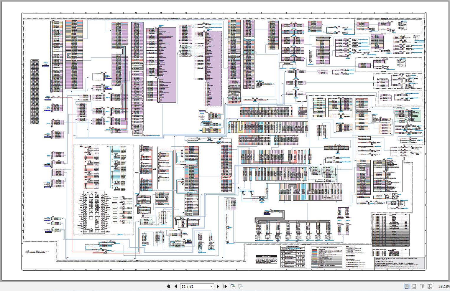 CAT Excavator 320F NHD10001-Up Electrical System Schematic UENR5678-03
