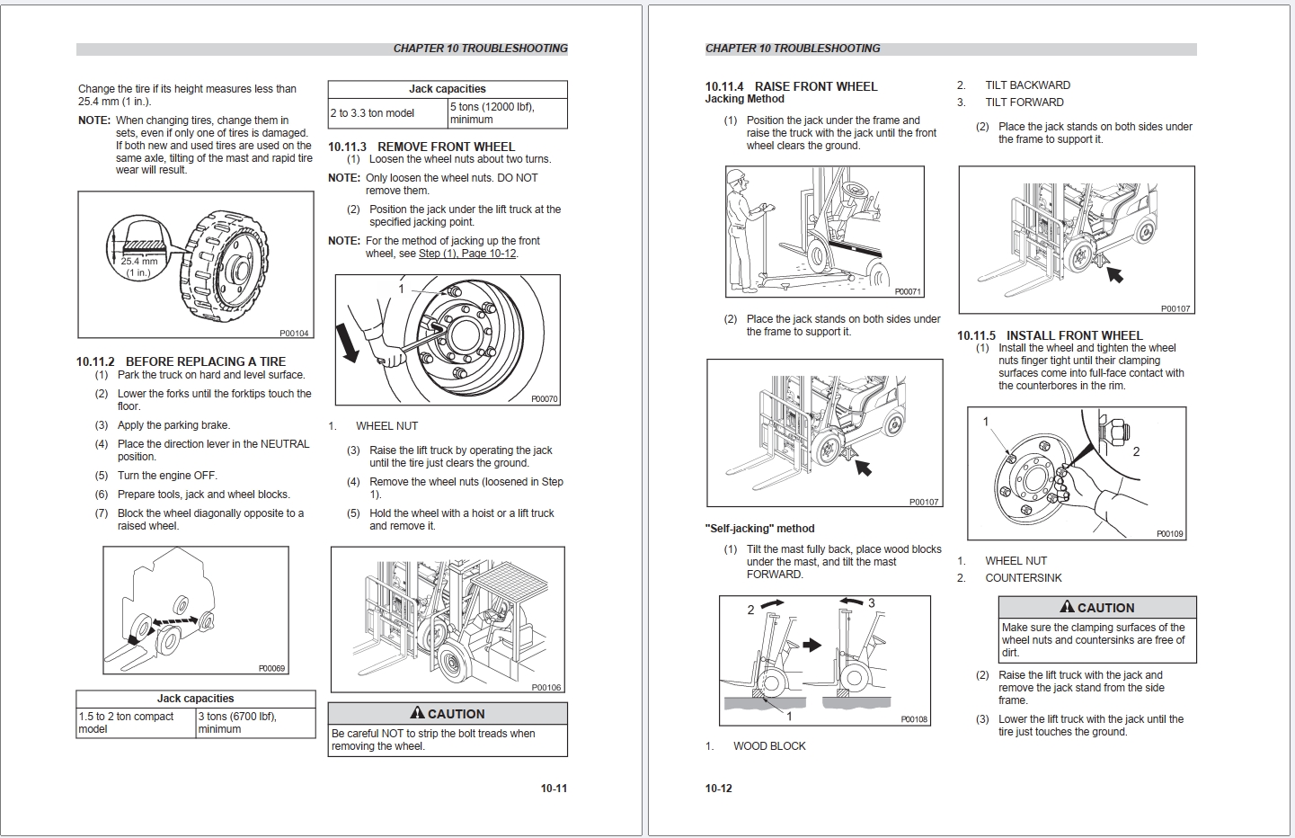 CAT Lift Trucks 2C3000 to 2C6500 Operation Service Manual 02.2024