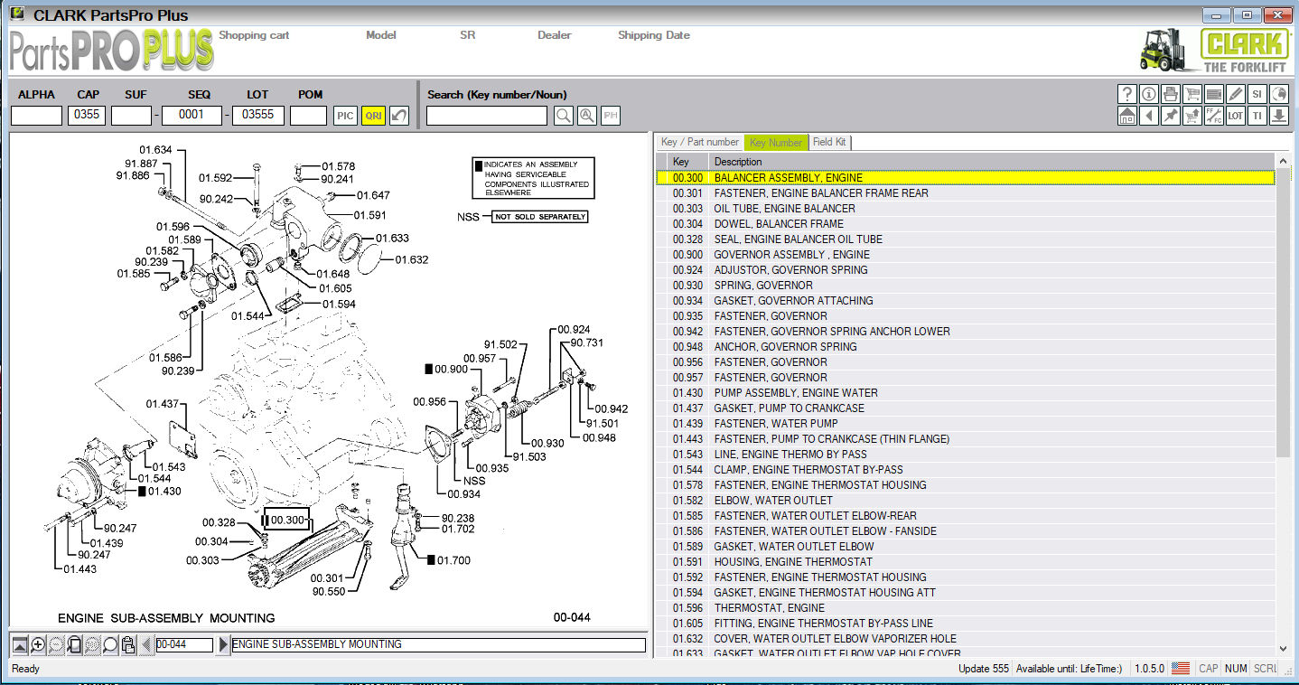 Clark EPC Spare Parts Program ForkLift Parts Pro Plus v555 11.2024 How ...