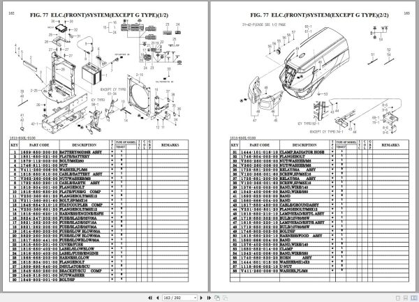 Iseki Tractor TG6407 Parts Catalog 1815-097-130-0A