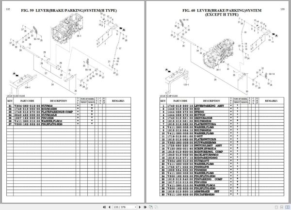 Iseki Tractor TG6507 TG6507H Parts Catalog 1816-097-100-0A