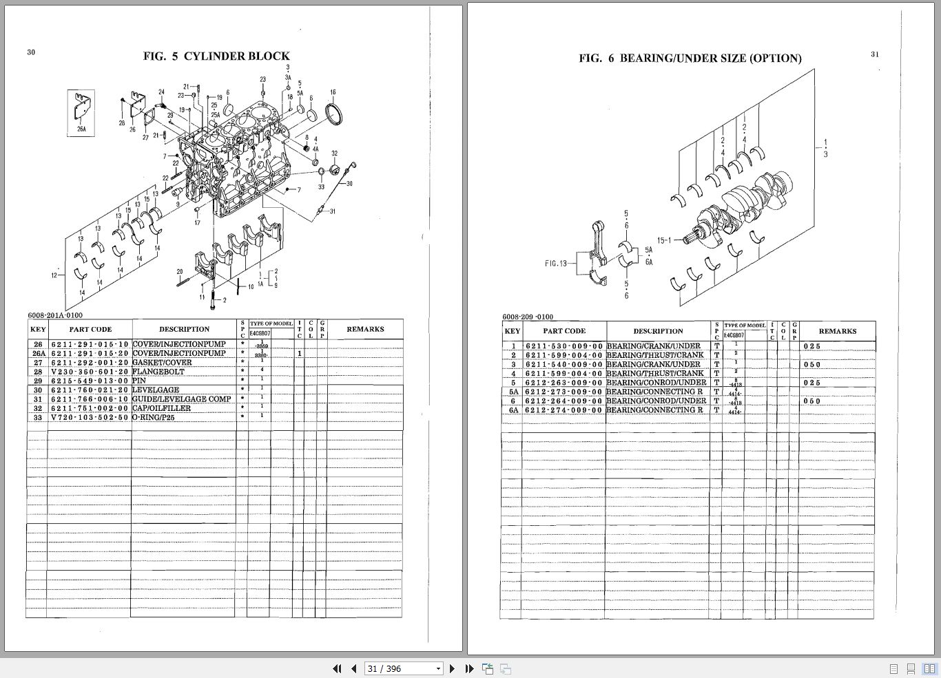 Iseki Tractor TK546 Parts Catalog 1711-097-100-10