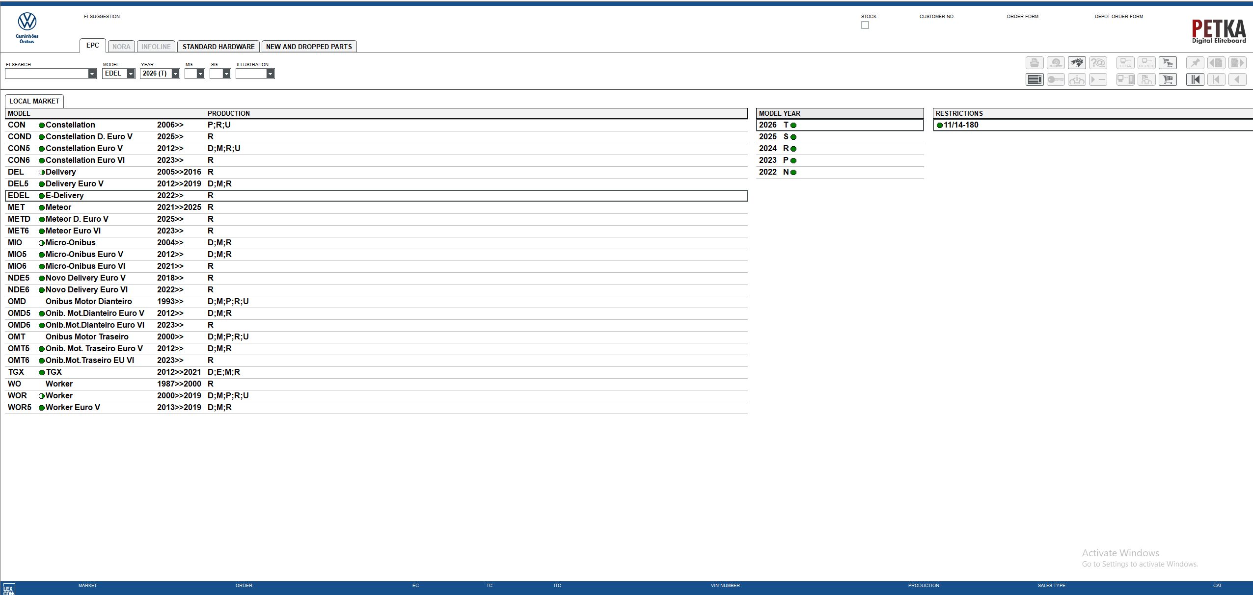 Volkswagen Truck Bus EPC 8.3 Spare Parts Program 12.2024 1581 How To ...