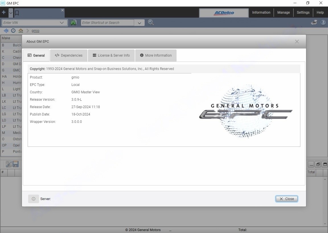 GMIO Spare Parts Program EPC 11.2024 How To Install Guide Instruction