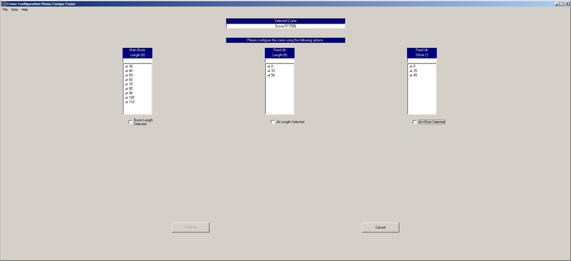 Grove Program Compu-Crane CSPS V4.01.2047 Data Version 1.00 How To Install Guide Instruction