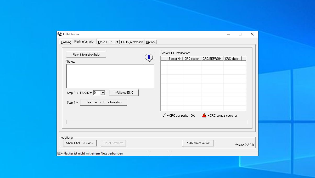 Grove Flash Program GMK7450 ESX Flasher 2.2.0.0 ECOS EEPROM 2.7.0 How To Install Guide Instruction
