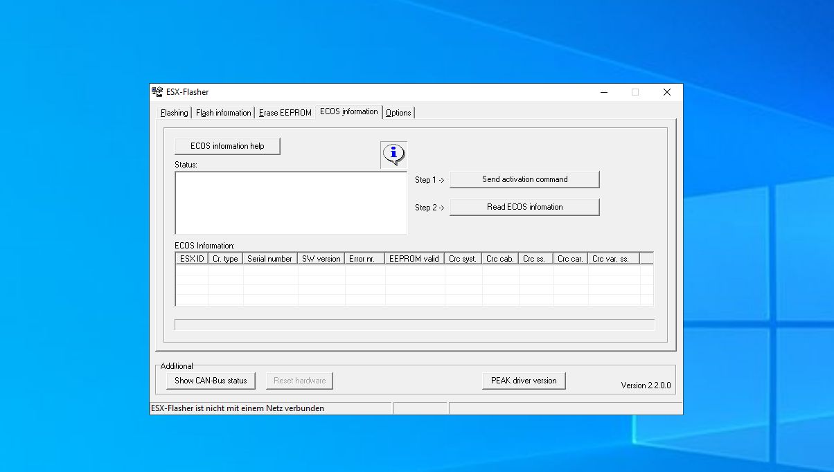 Grove Flash Program GMK7450 ESX Flasher 2.2.0.0 ECOS EEPROM 2.7.0 How To Install Guide Instruction