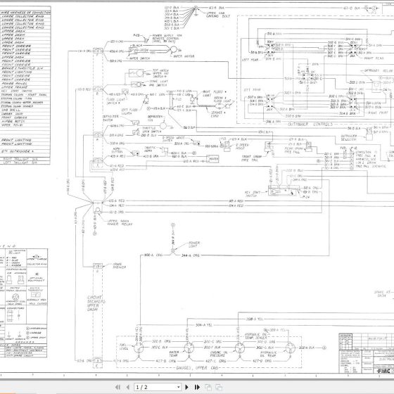 Link Belt Crane HTC-1055 Hydraulic and Electrical Diagrams