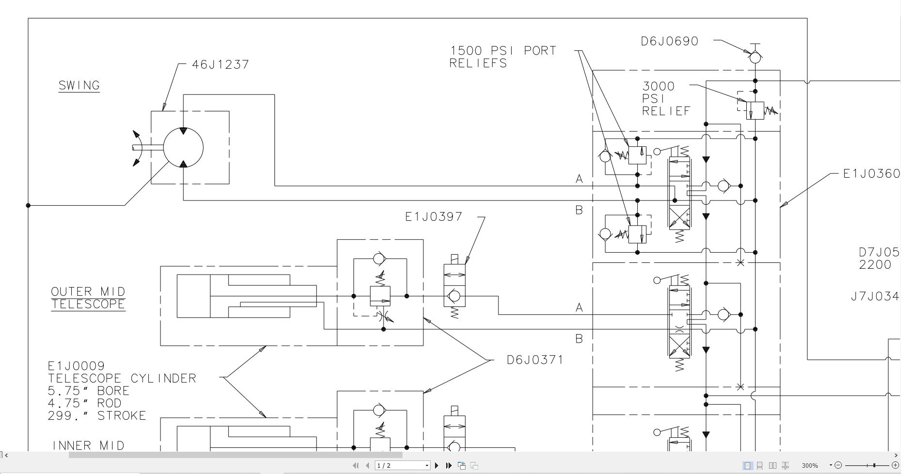 Link Belt Crane RTC-8060 Hydraulic and Electrical Diagrams