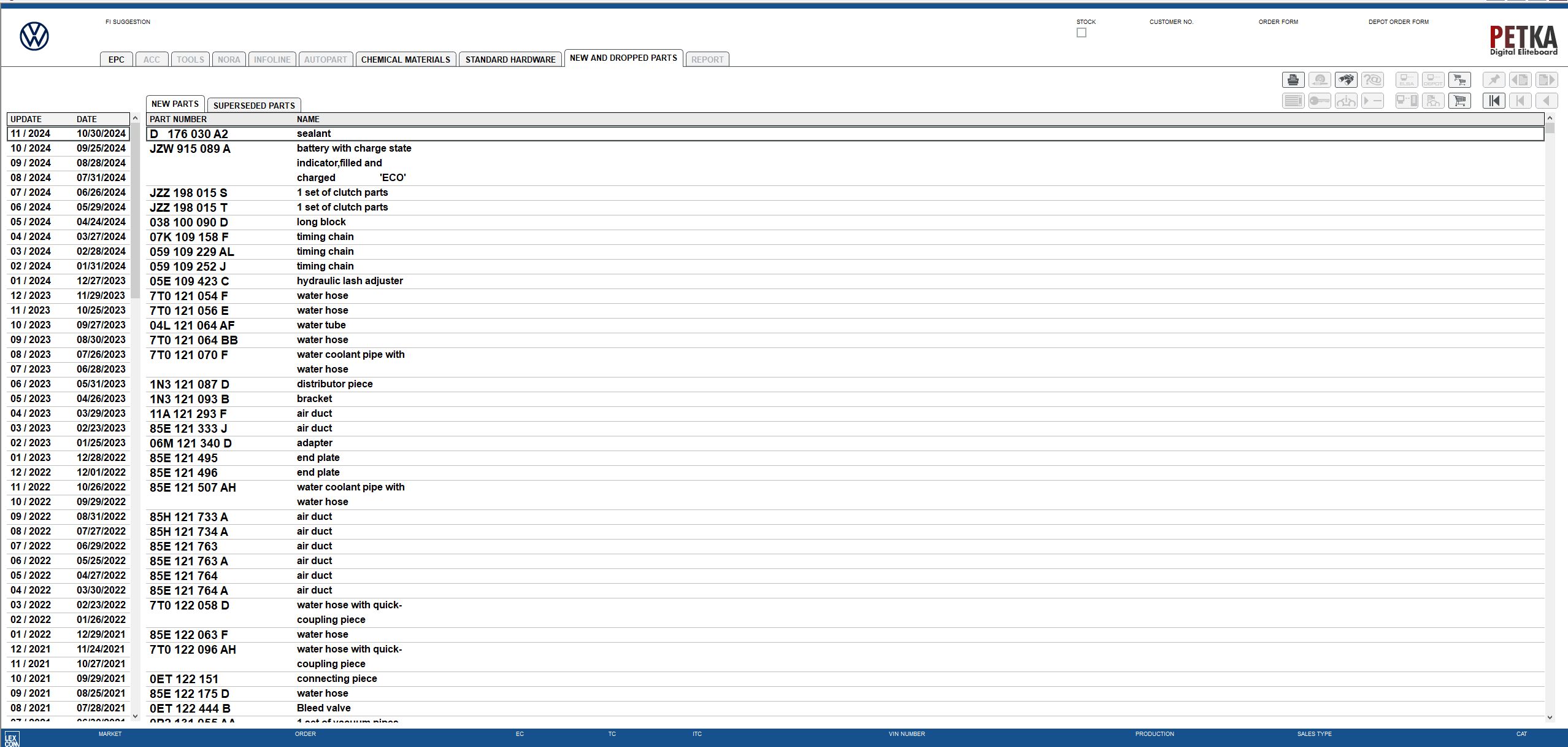 Volkswagen Cars EPC Spare Parts Catalog Program 8.3 01.2025 1586 How To ...
