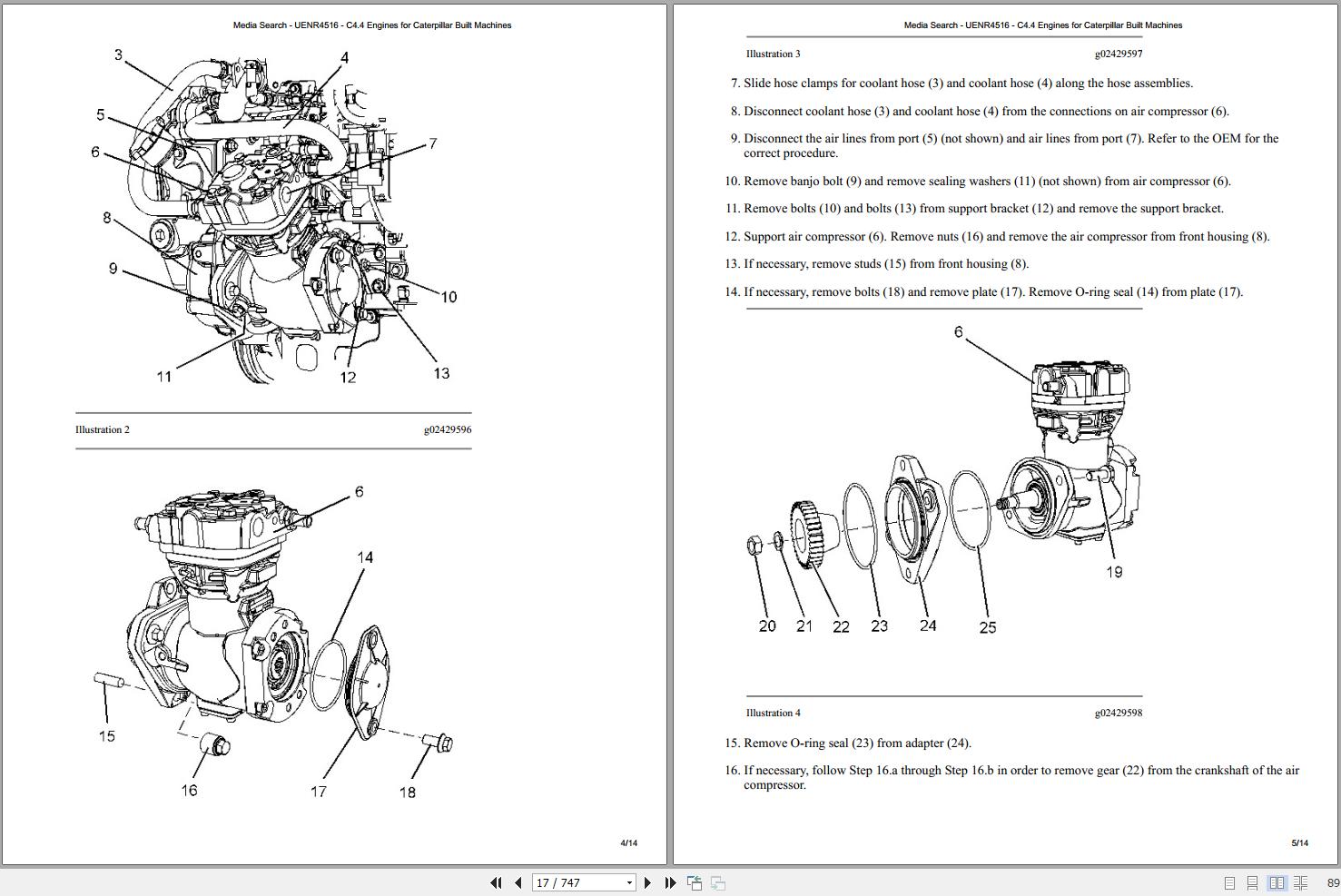 CAT Backhoe Loader 416F2 HWB Operators Service Manual and Schematics