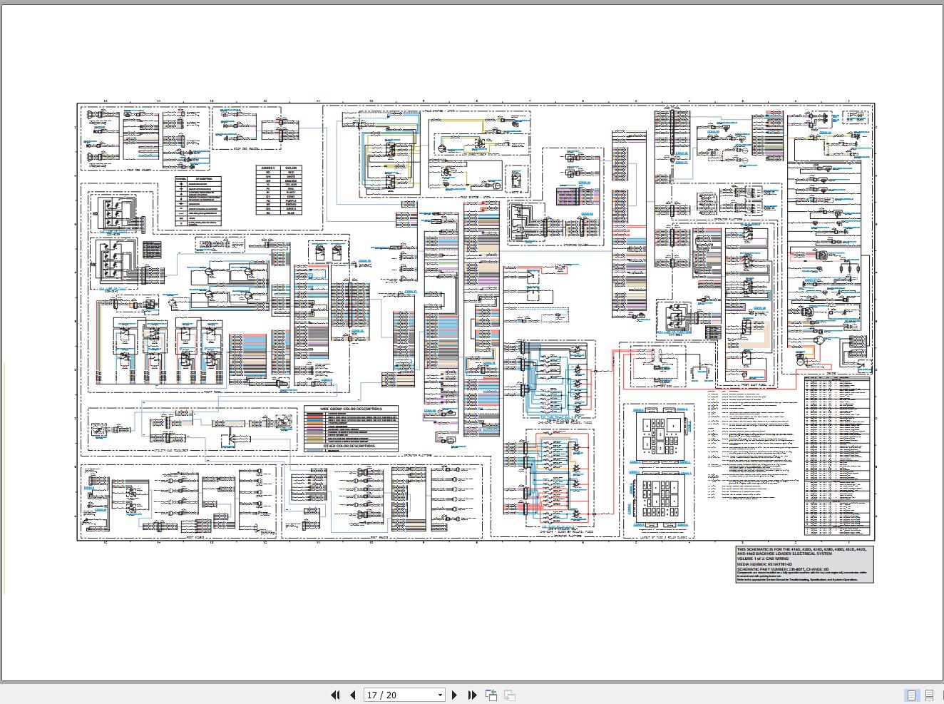 CAT Backhoe Loader 420D BKC Operators Service Manual and Schematics