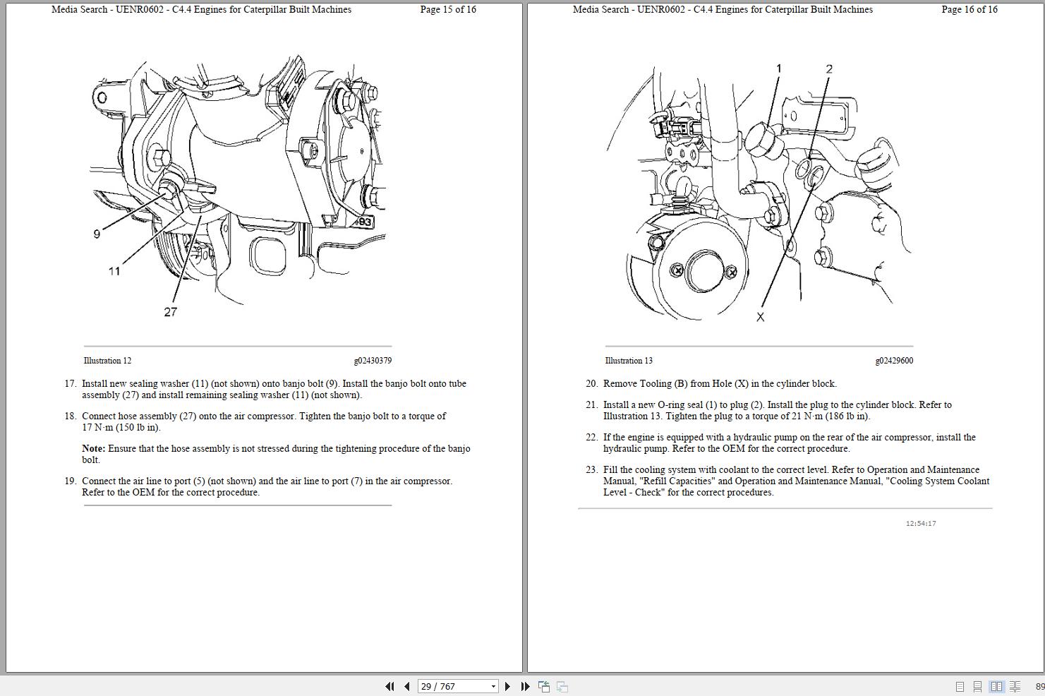 CAT Backhoe Loader 420F JWJ Operators Service Manual and Schematics