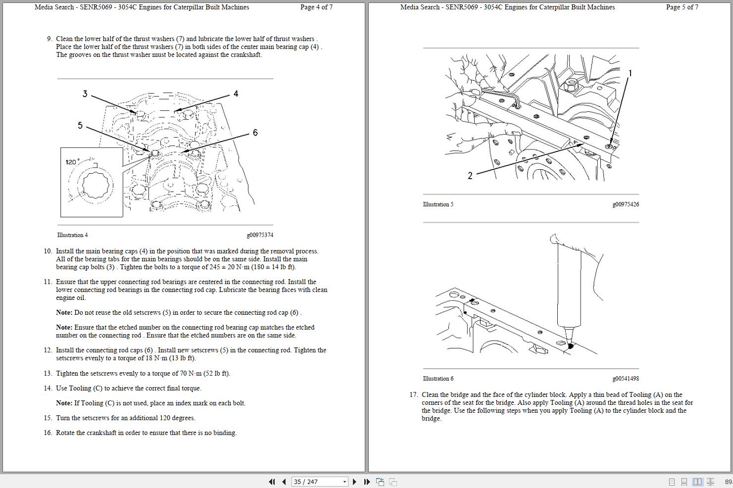 CAT Backhoe Loader 422E HBE Operators Service Manual and Schematics