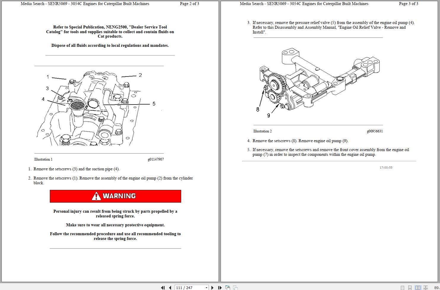 CAT Backhoe Loader 422F2 LYF Operators Service Manual and Schematics
