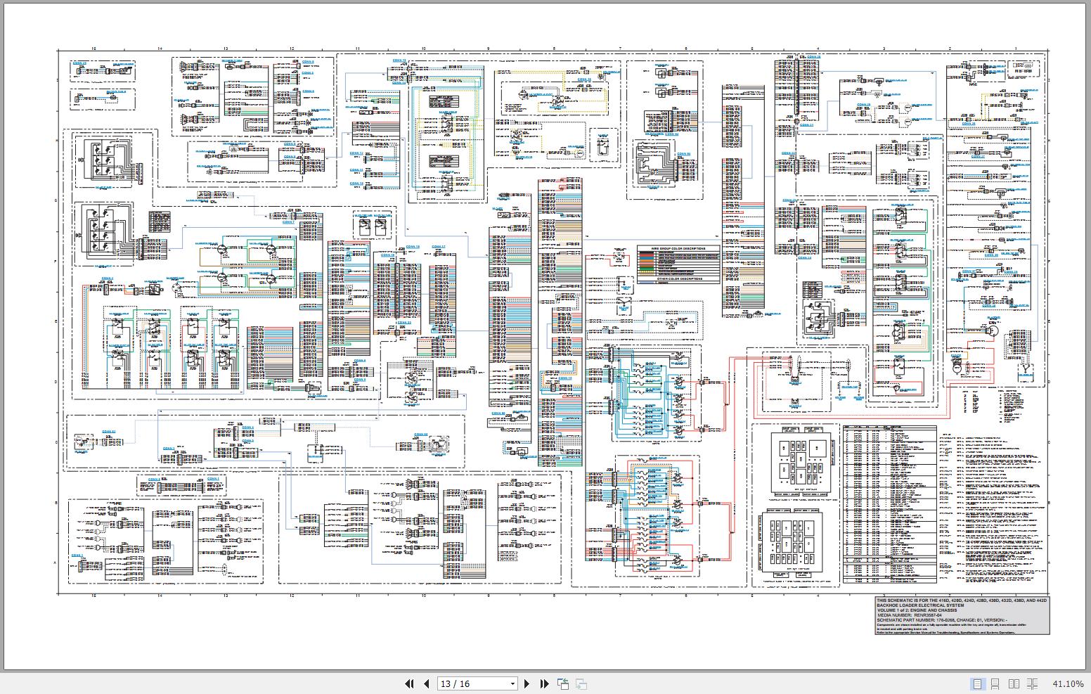 CAT Backhoe Loader 424D BGP Service Manual and Schematics