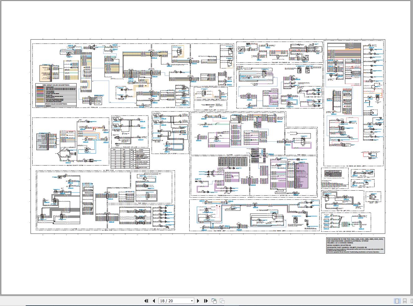 CAT Backhoe Loader 424D RXA Operators Service Manual and Schematics