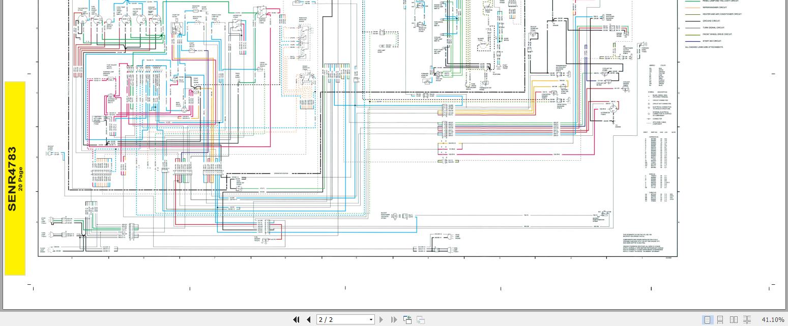 CAT Backhoe Loader 426 7BC Operators Service Manual and Schematics
