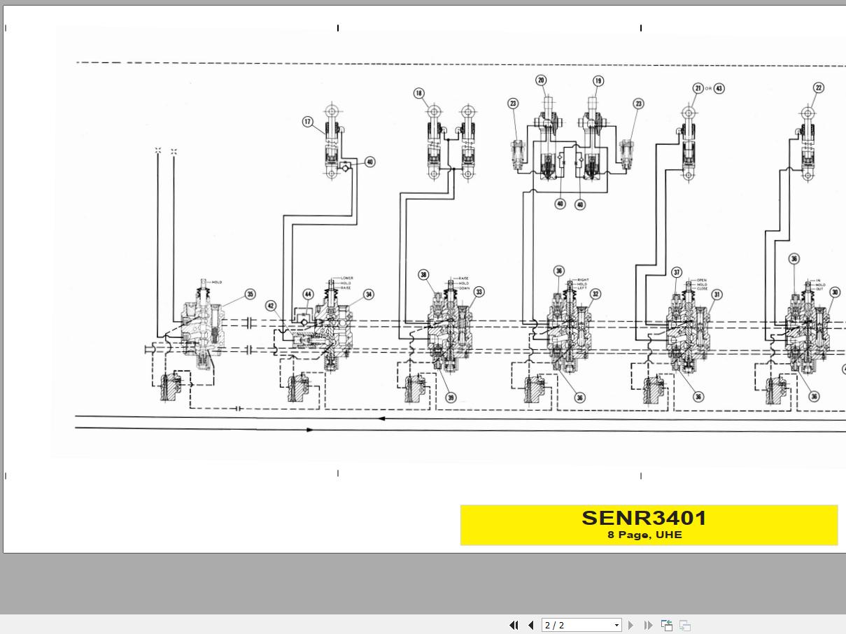 CAT Backhoe Loader 426 7BC Operators Service Manual and Schematics
