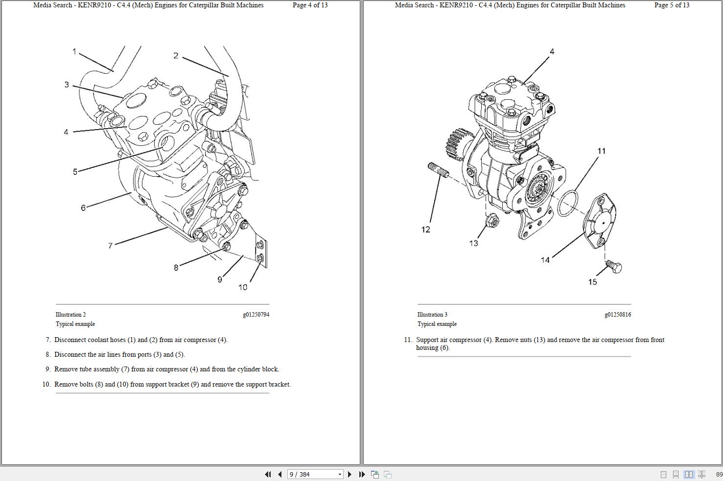 CAT Backhoe Loader 428E DXC Operators Service Manual and Schematics
