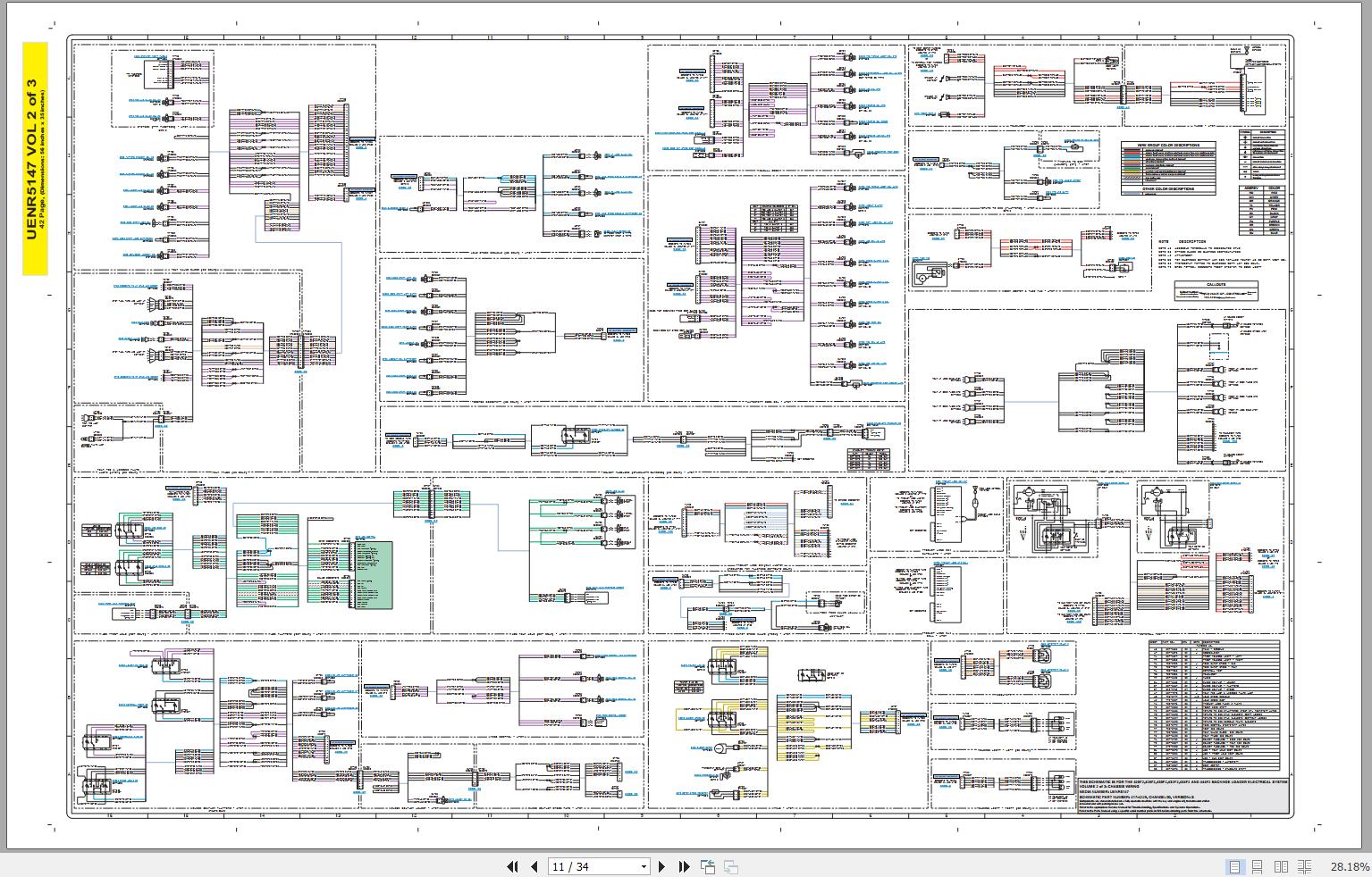 CAT Backhoe Loader 428F2 HWN Operators Service Manual and Schematics