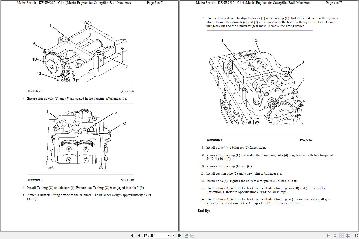 CAT Backhoe Loader 430F2 LYE Operators Service Manual and Schematics
