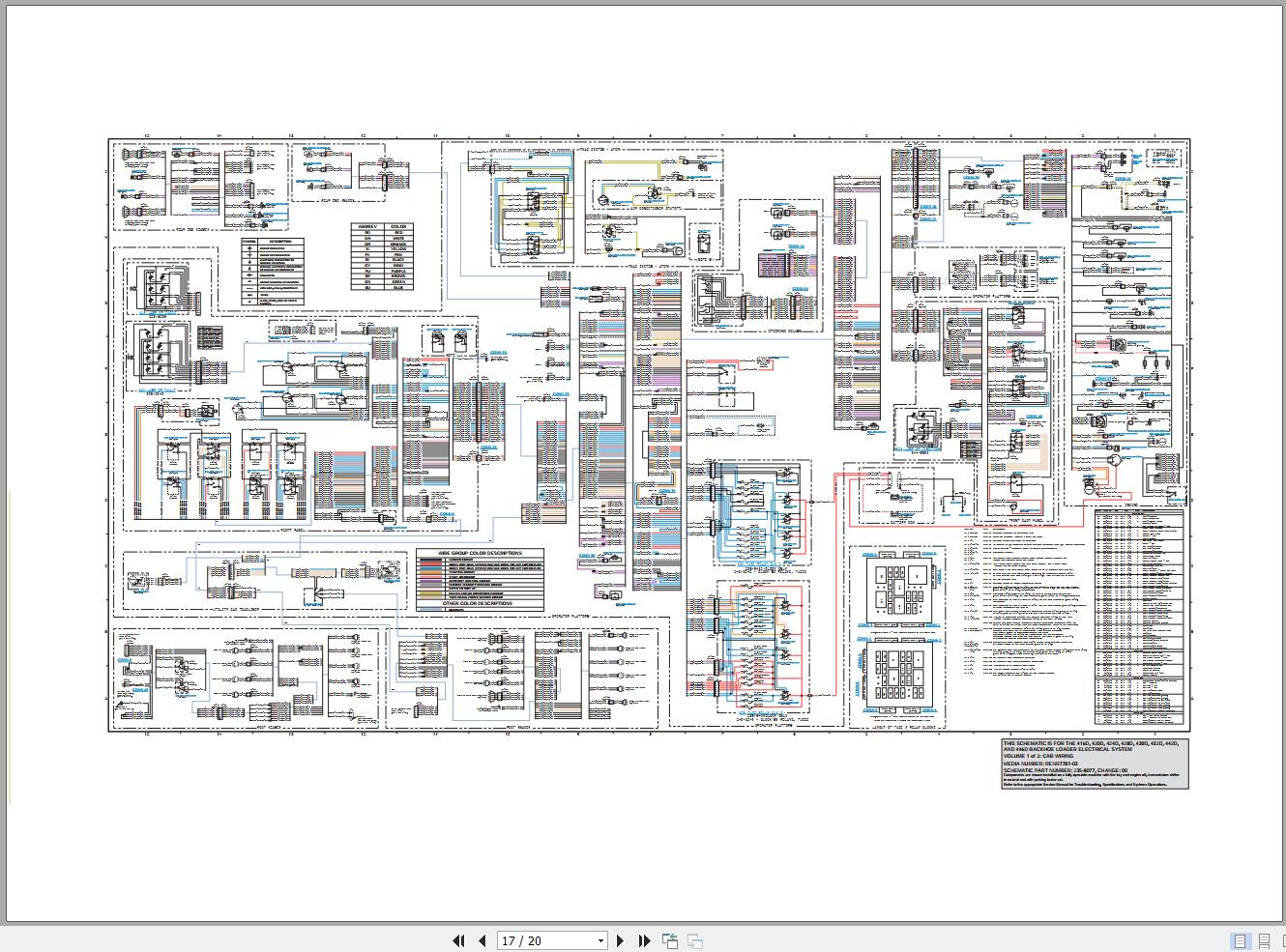 CAT Backhoe Loader 432D WEP Operators Service Manual and Schematics