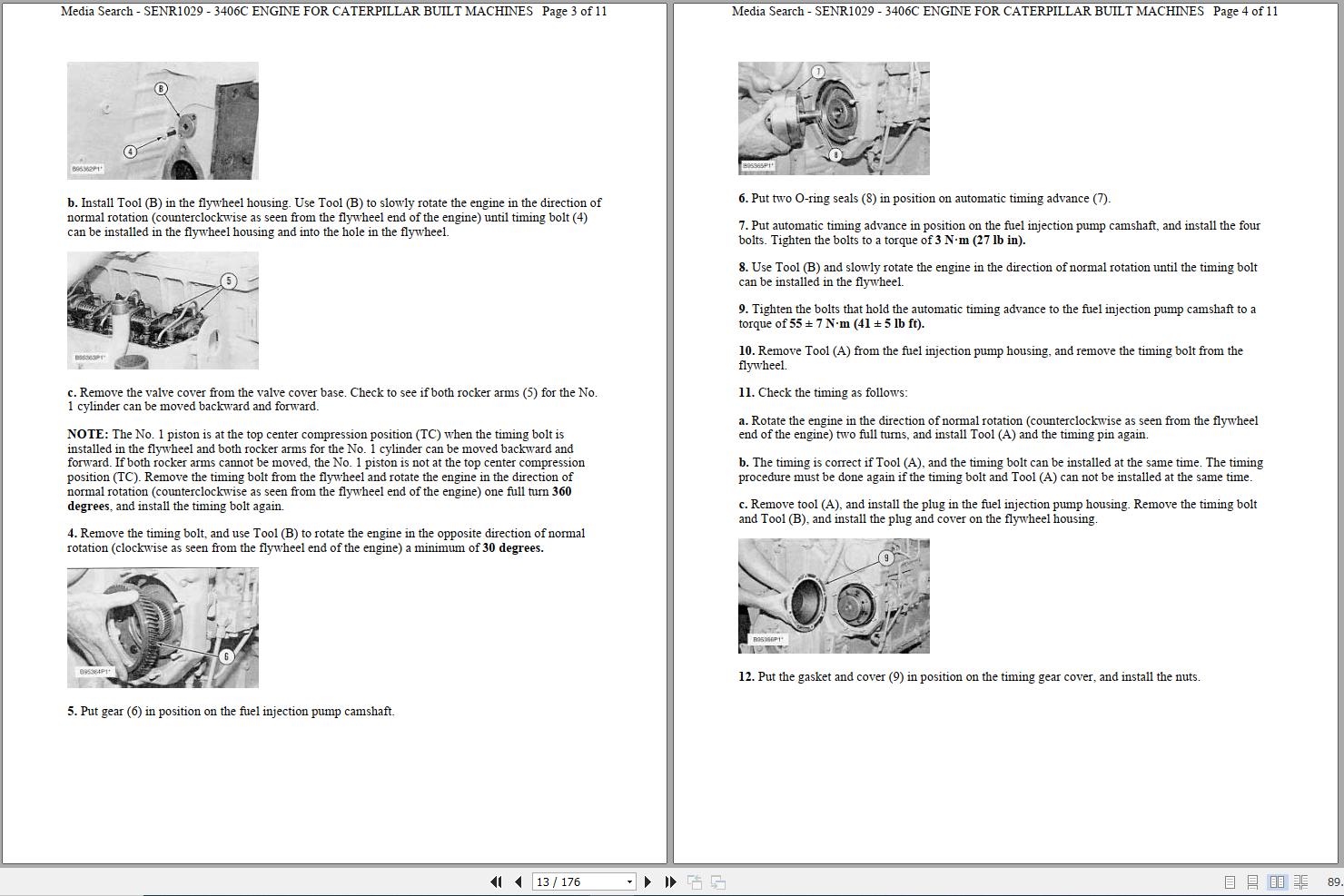 CAT Cold Planer PM465 5ZS Operators Service Manual and Schematics