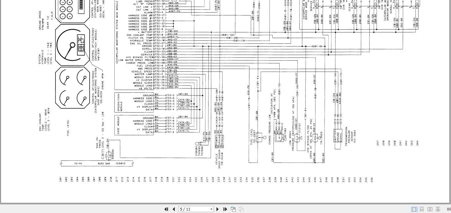 CAT Cold Planer PM465 5ZS Operators Service Manual and Schematics