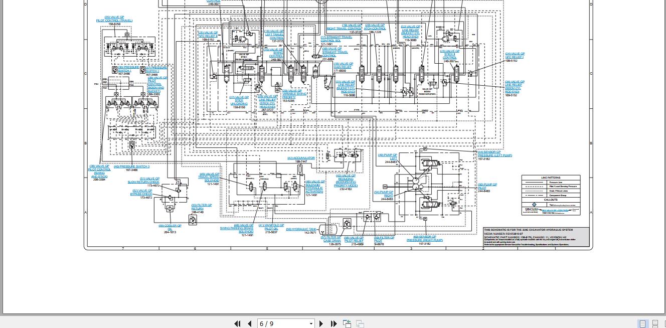 CAT Excavator 320C PAB Operators Service Manual and Schematics