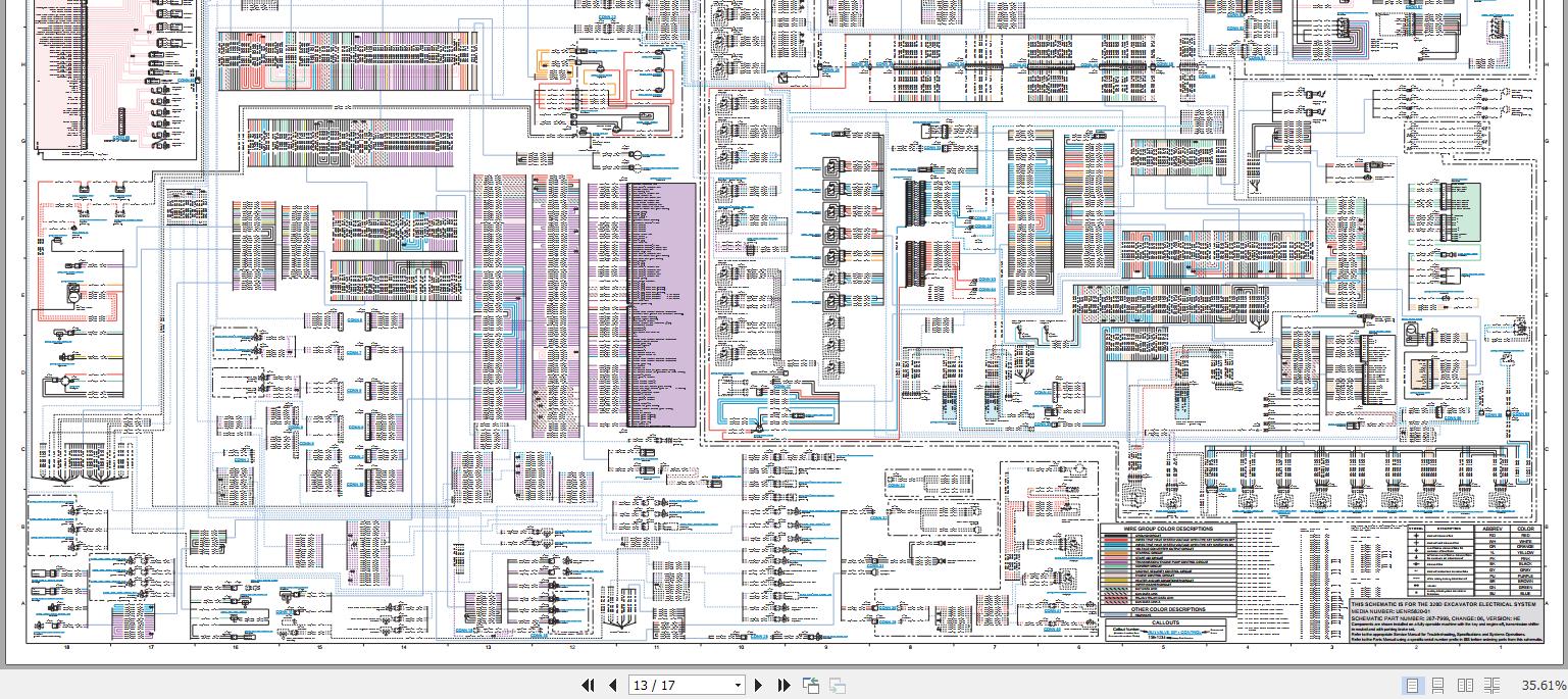 CAT Excavator 320D FAL Operators Service Manual and Schematics